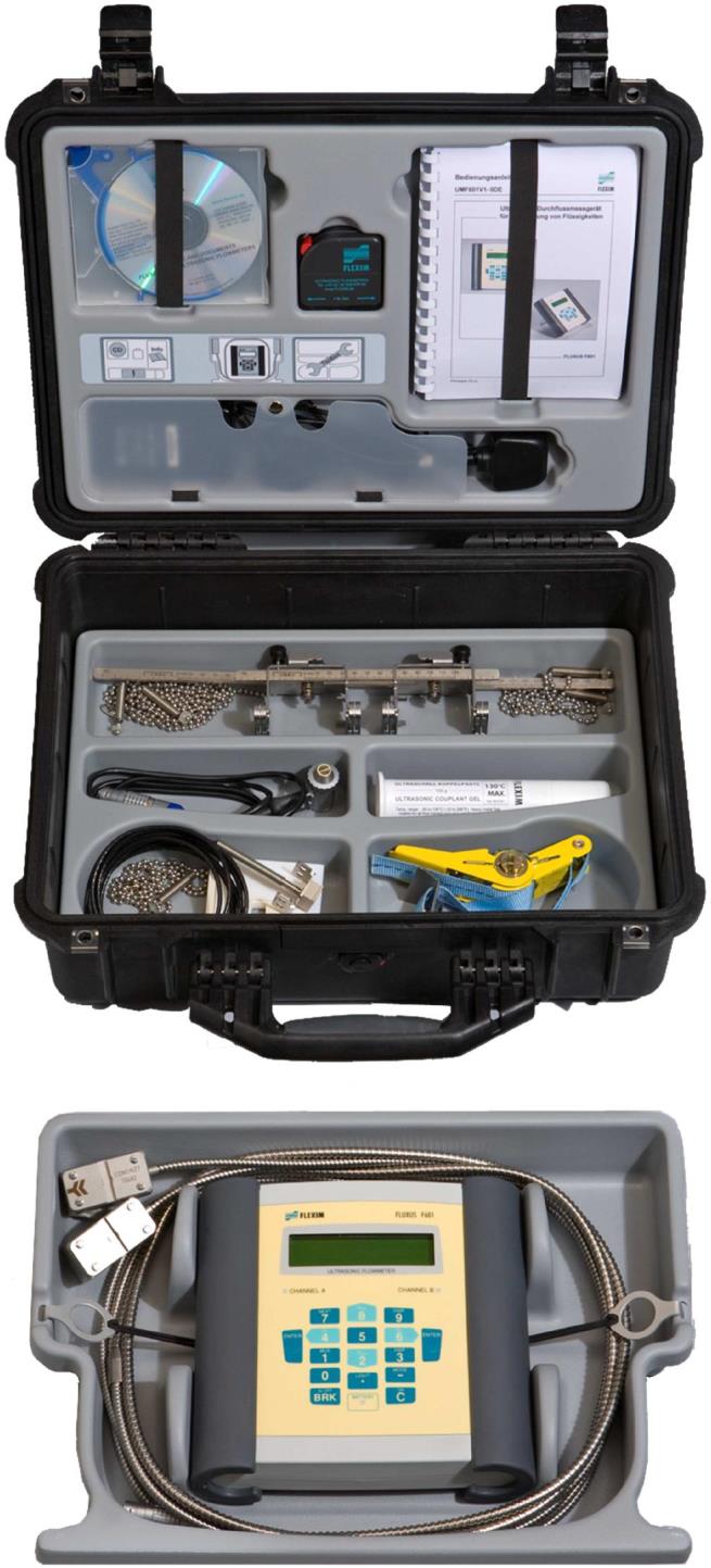 Flexim - F601 - Débitmètre ultrasonore portable pour liquide - ATC Mesures